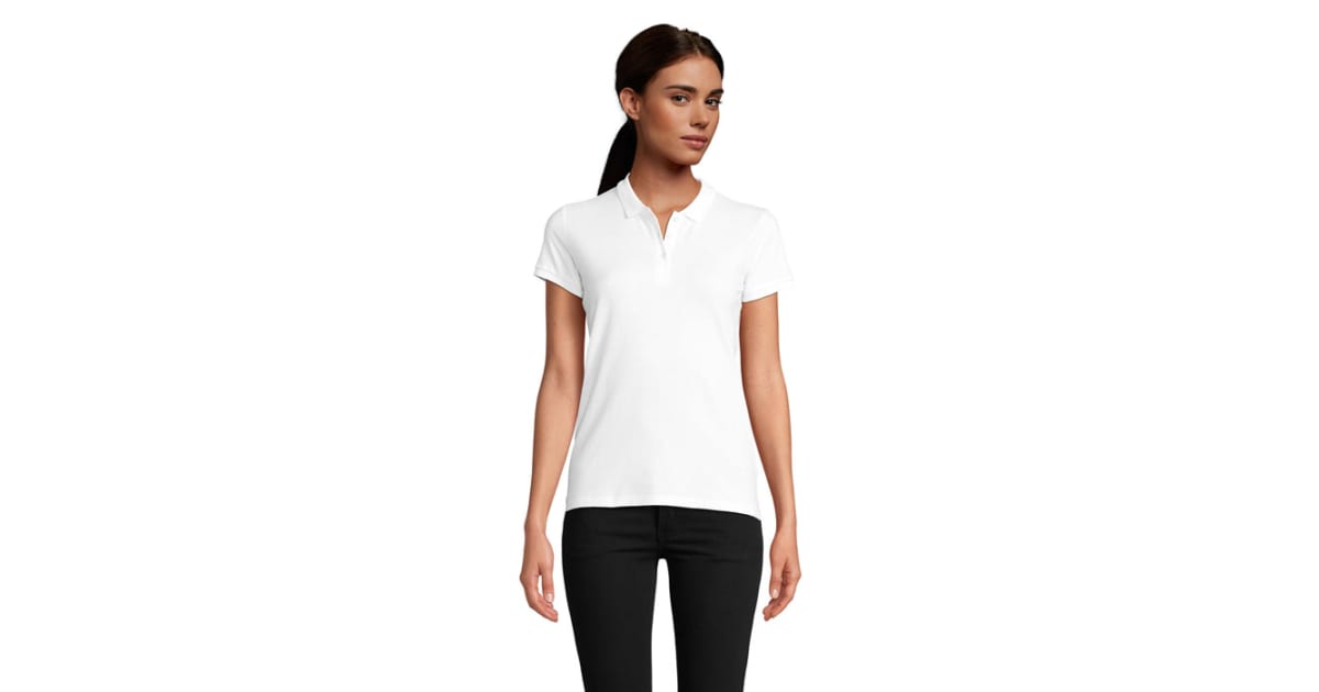 PLANET DAM Polo 170g, White - L - Köp gåvokort & presenter - Charma