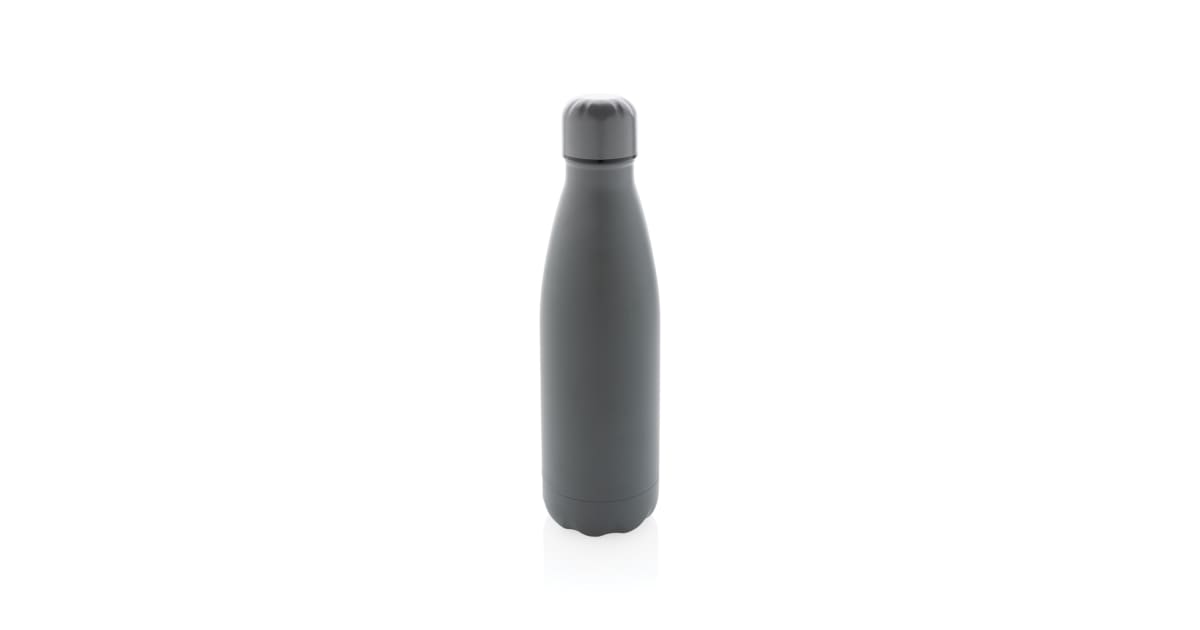 Vakuumisolerad enfärgad flaska i stainless steel, grå, XD Collection ...